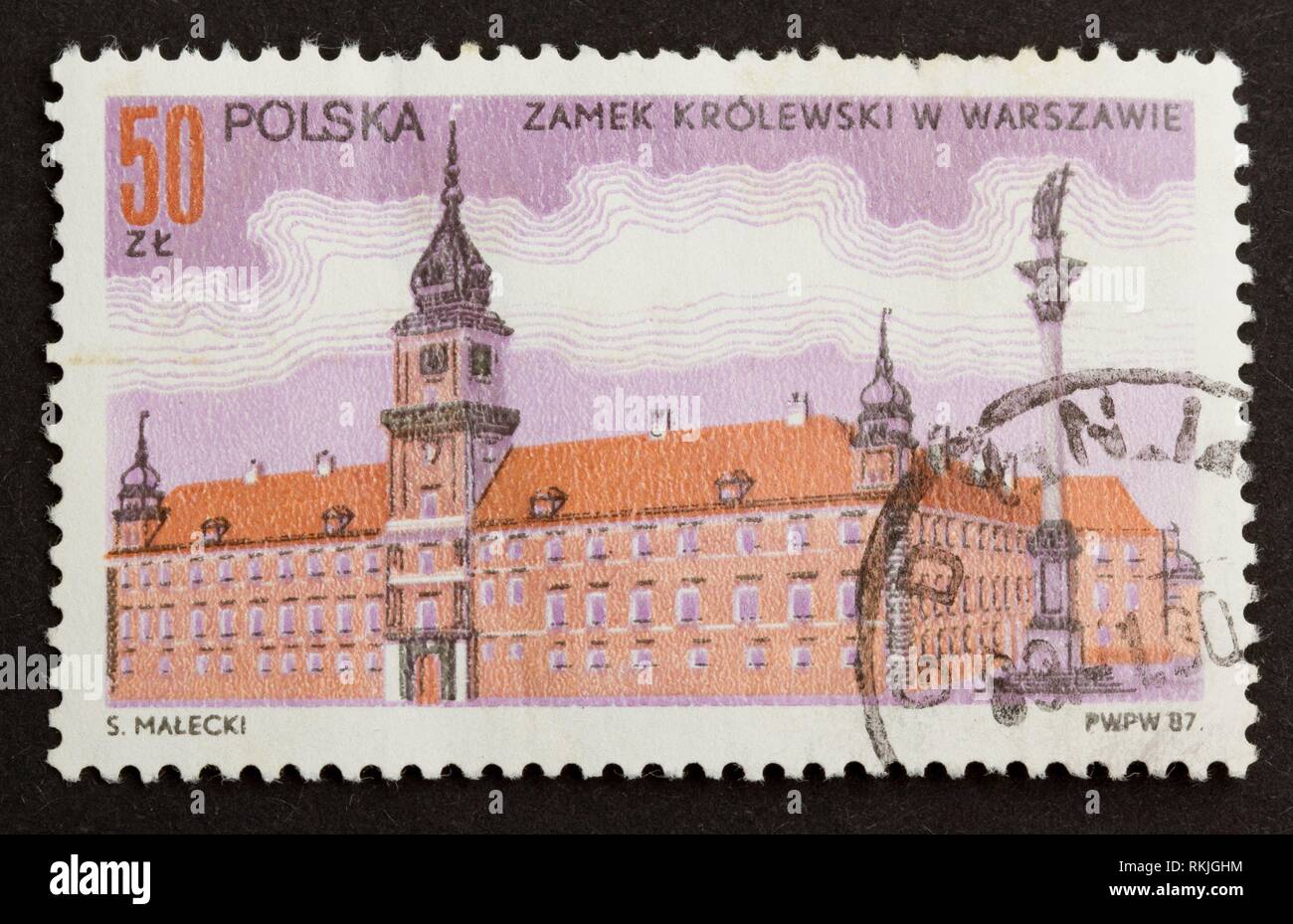 Poland postage stamp hi-res stock photography and images - Alamy