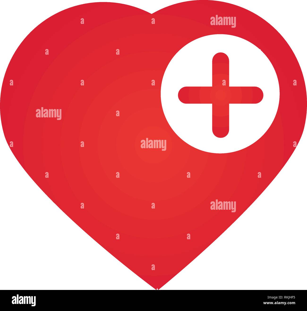 Heart icon with Add sign, favorite symbol - plus mark element. vector ...