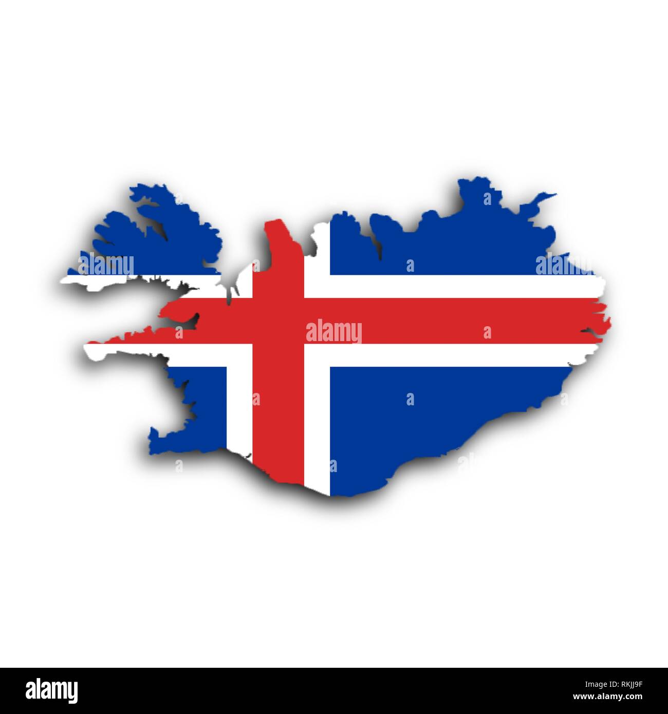 Outline Map Iceland High Resolution Stock Photography and Images - Alamy