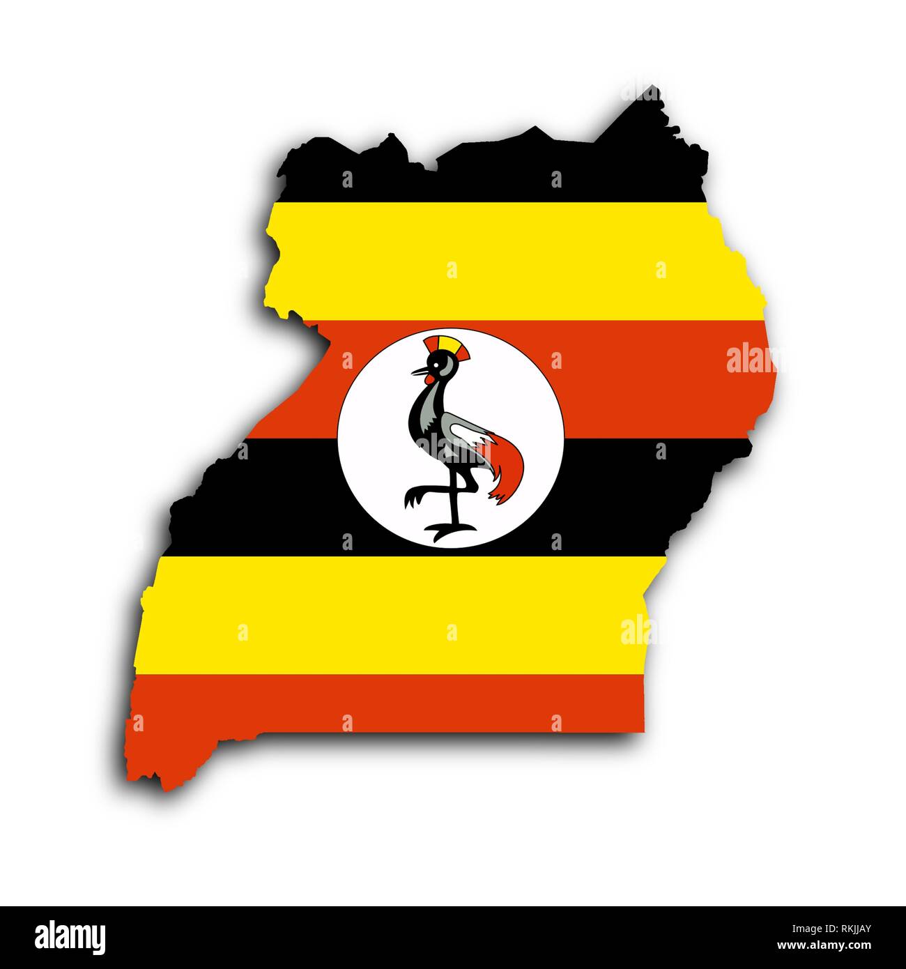 Map Uganda High Resolution Stock Photography and Images - Alamy