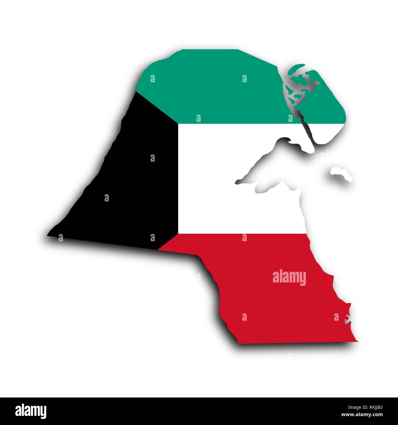 Kuwait Map High Resolution Stock Photography and Images - Alamy