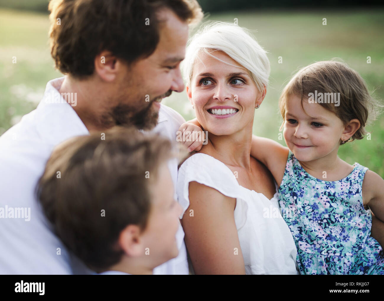 Family love joy hi-res stock photography and images - Alamy