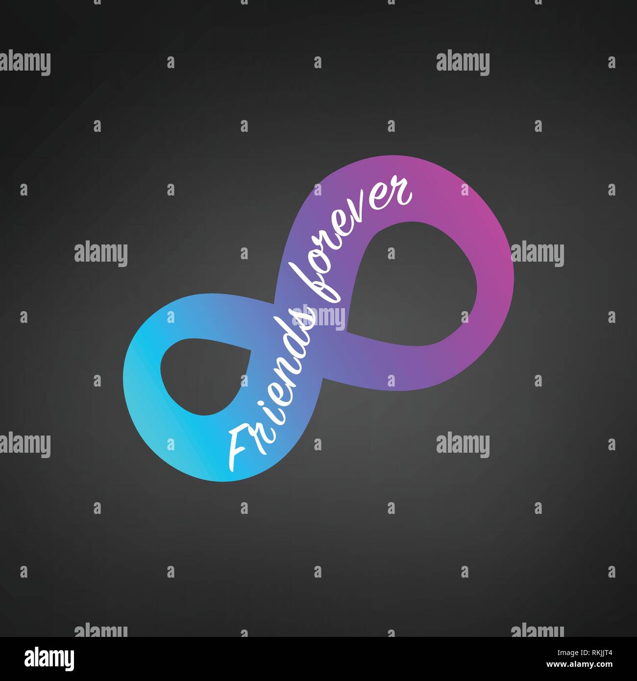 Forever Infinity Sign Best Friends Forever (Infinity Symbol)' Sticker