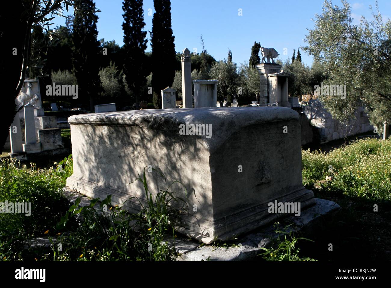 From the ancient cemetery of kerameikos hi-res stock photography and ...
