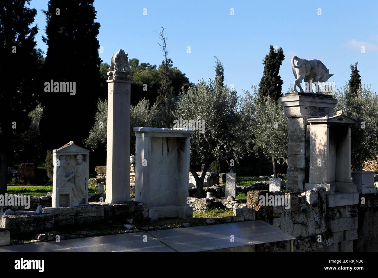 From the ancient cemetery of kerameikos hi-res stock photography and ...