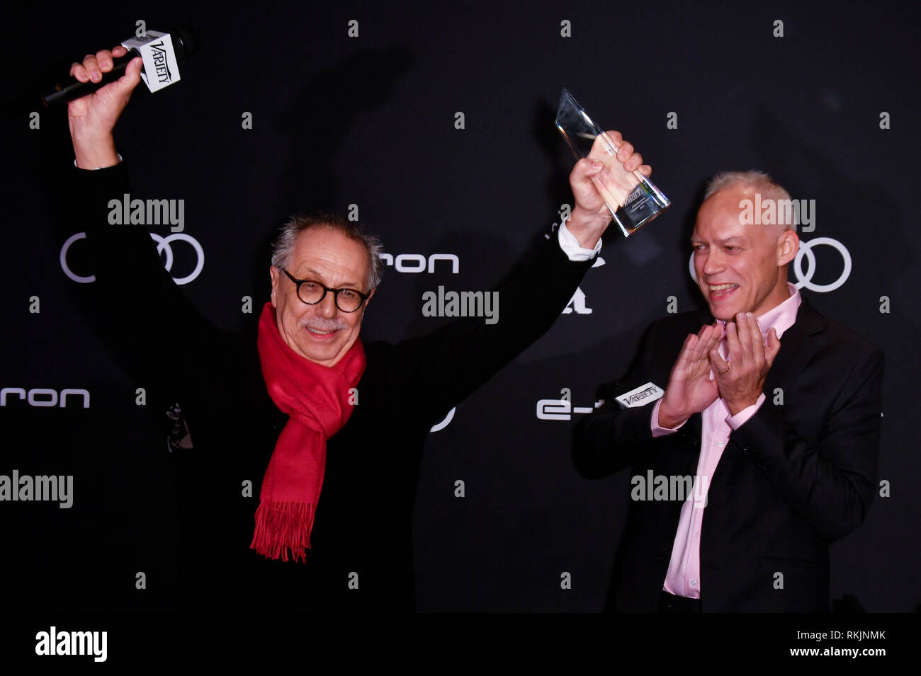Berlin, Germany. 11th Feb, 2019. Berlinale director Dieter Kosslick (l ...
