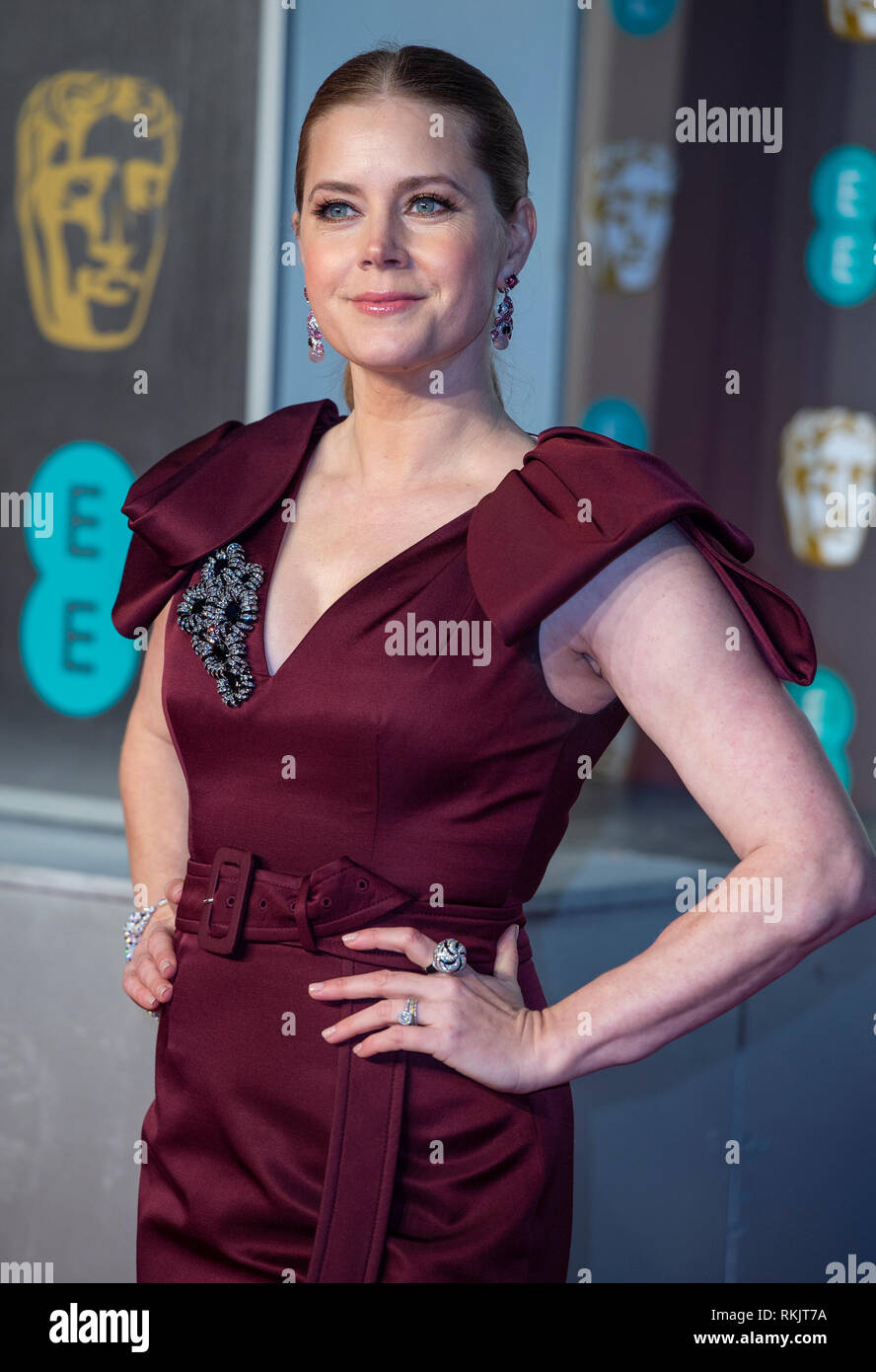 Amy Adams attends the EE British Academy Film Awards at the Royal ...