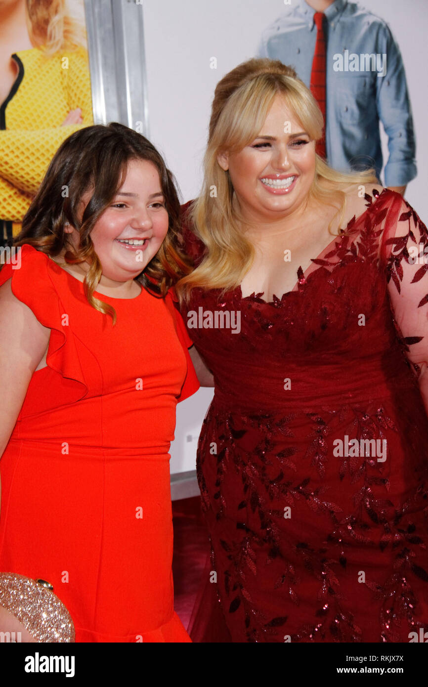 Los Angeles, USA. 11th Feb, 2019. Alex Kis, Rebel Wilson at Warner Bros ...