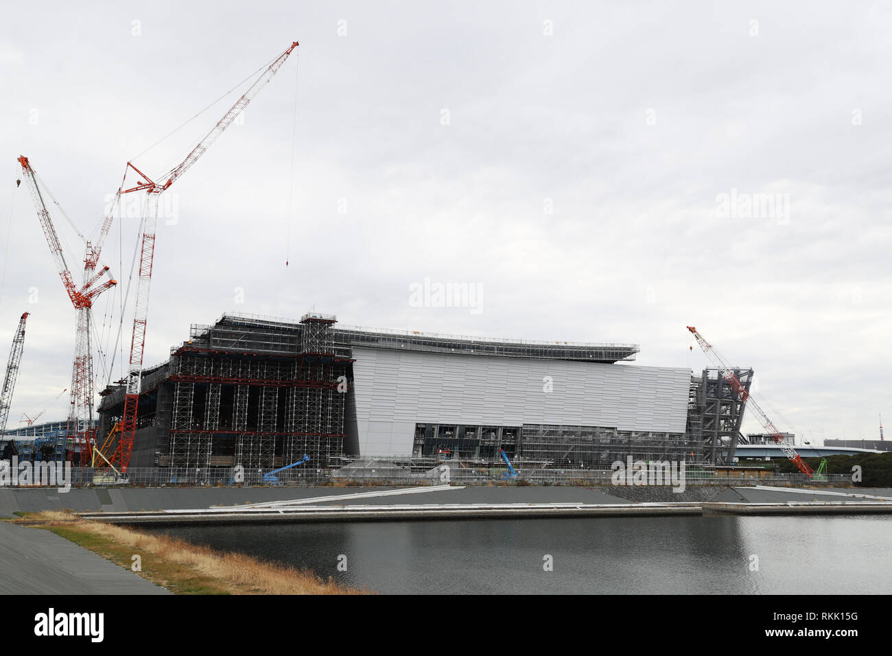Ariake Arena, FEBRUARY 12, 2018 : Press preview of Tokyo 2020 Olympic ...