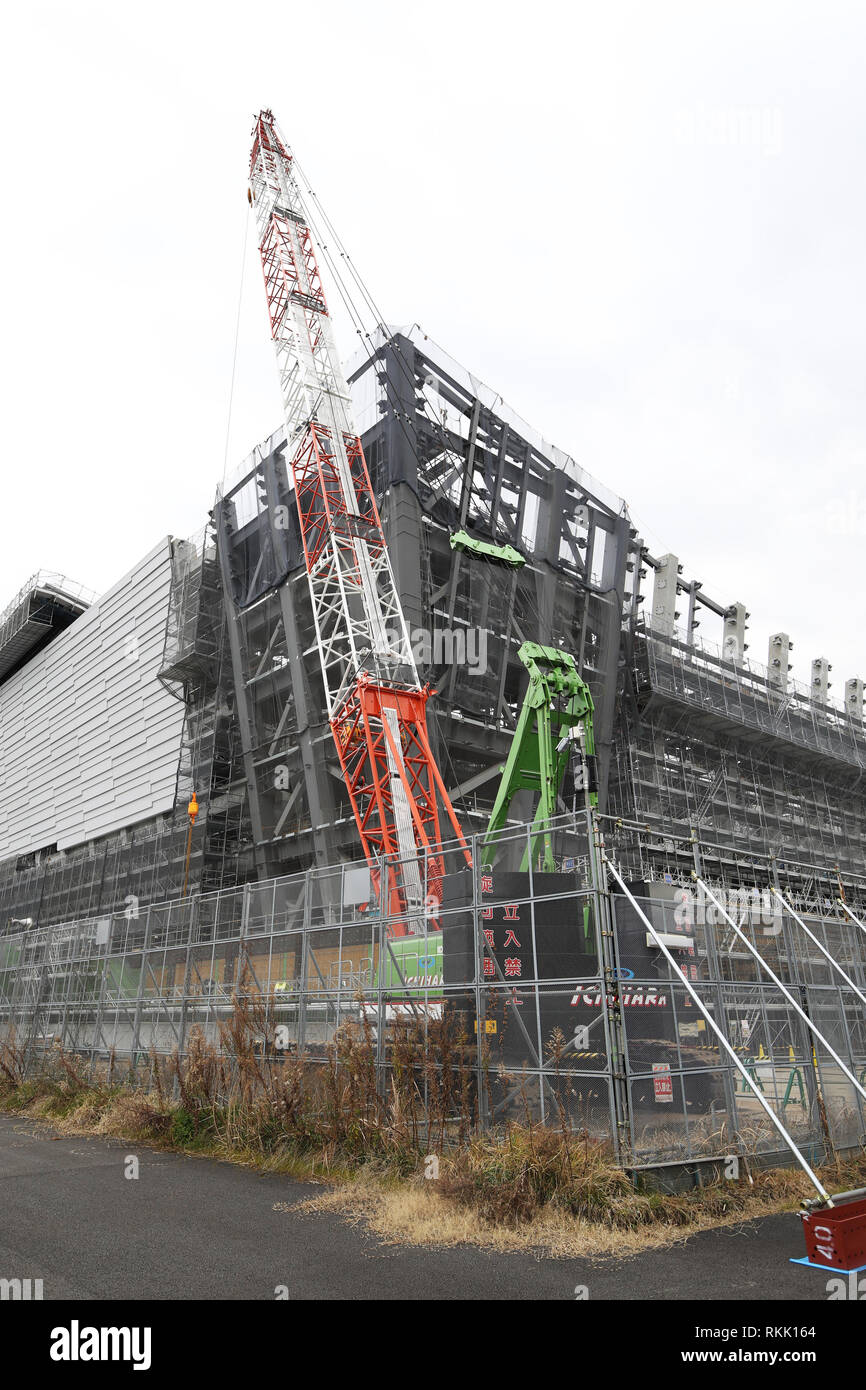 Ariake Arena, FEBRUARY 12, 2018 : Press preview of Tokyo 2020 Olympic ...