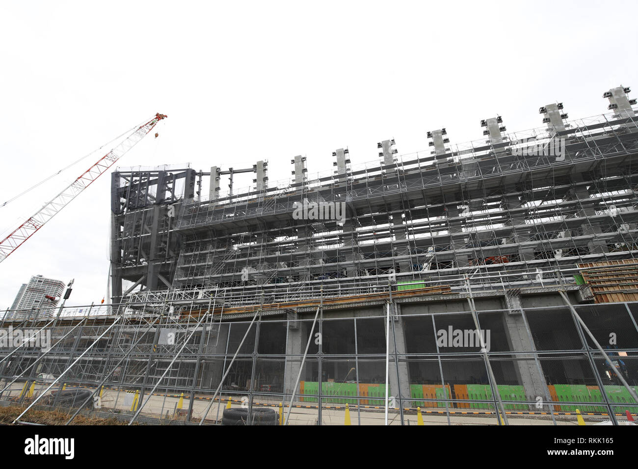 Ariake Arena, FEBRUARY 12, 2018 : Press preview of Tokyo 2020 Olympic ...