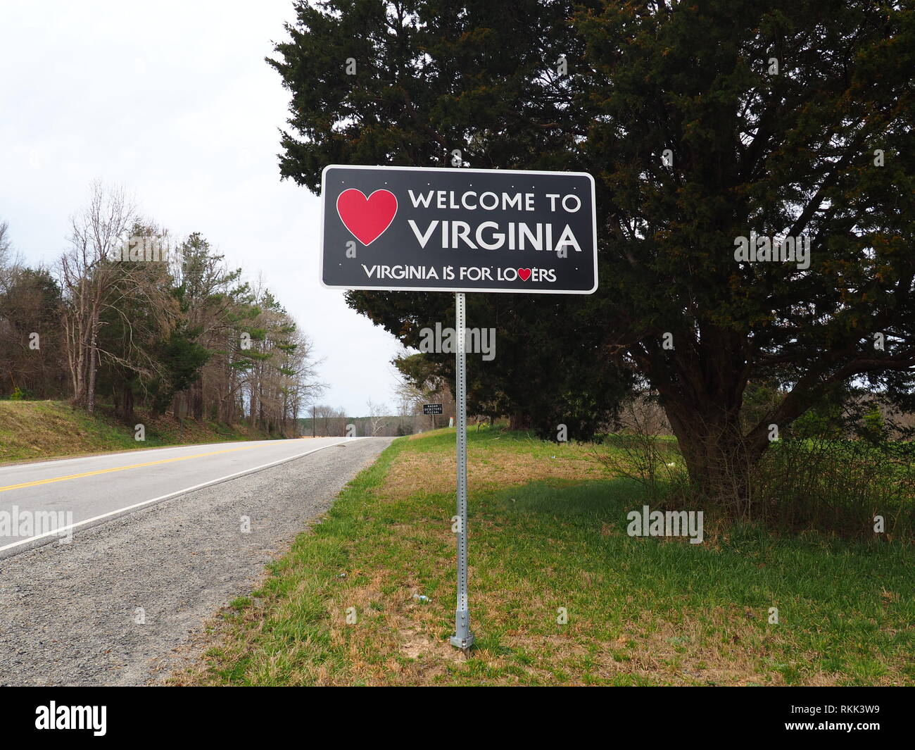 Welcome to virginia sign hi-res stock photography and images - Alamy