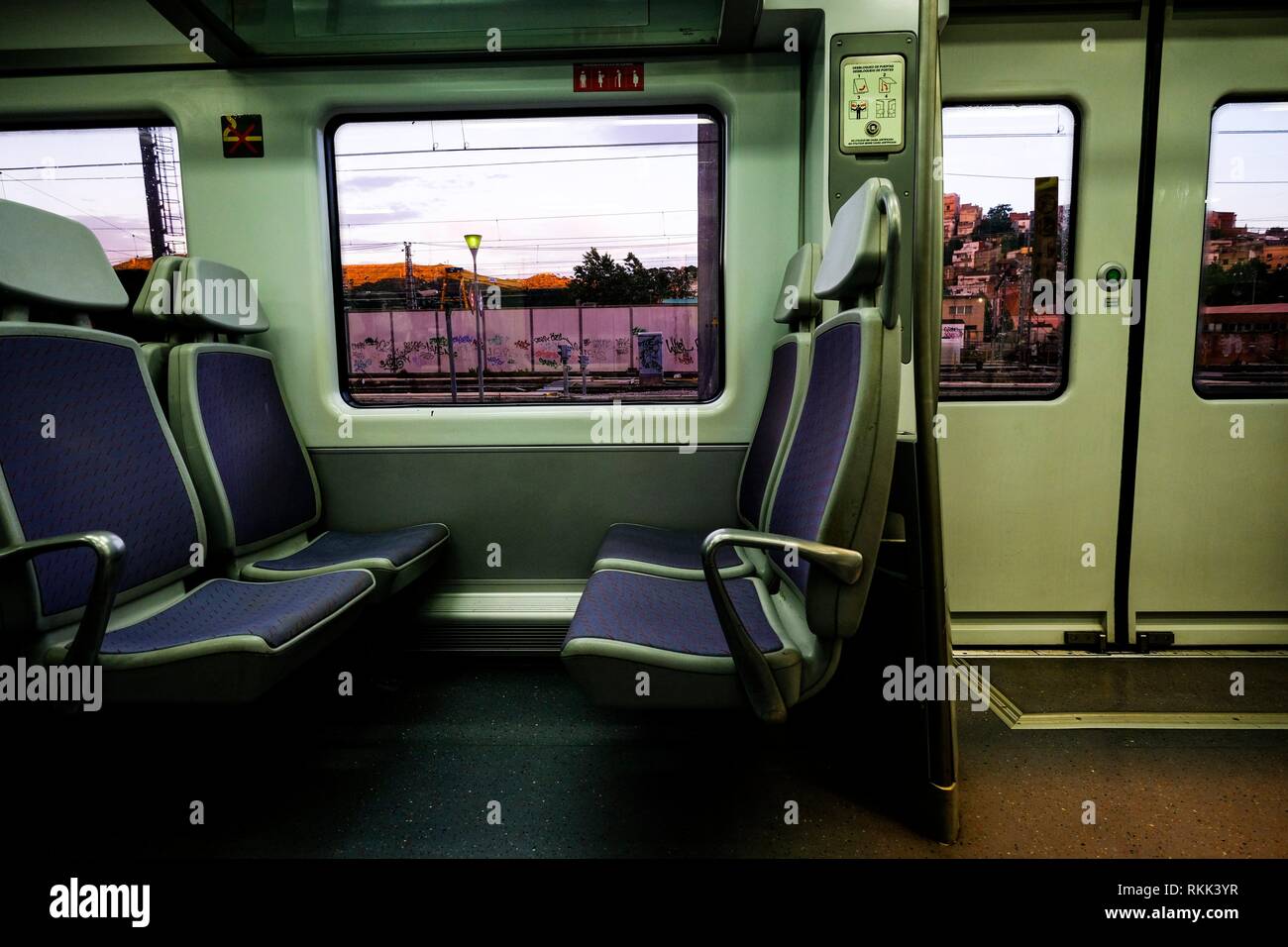 Inside a train hi-res stock photography and images - Alamy