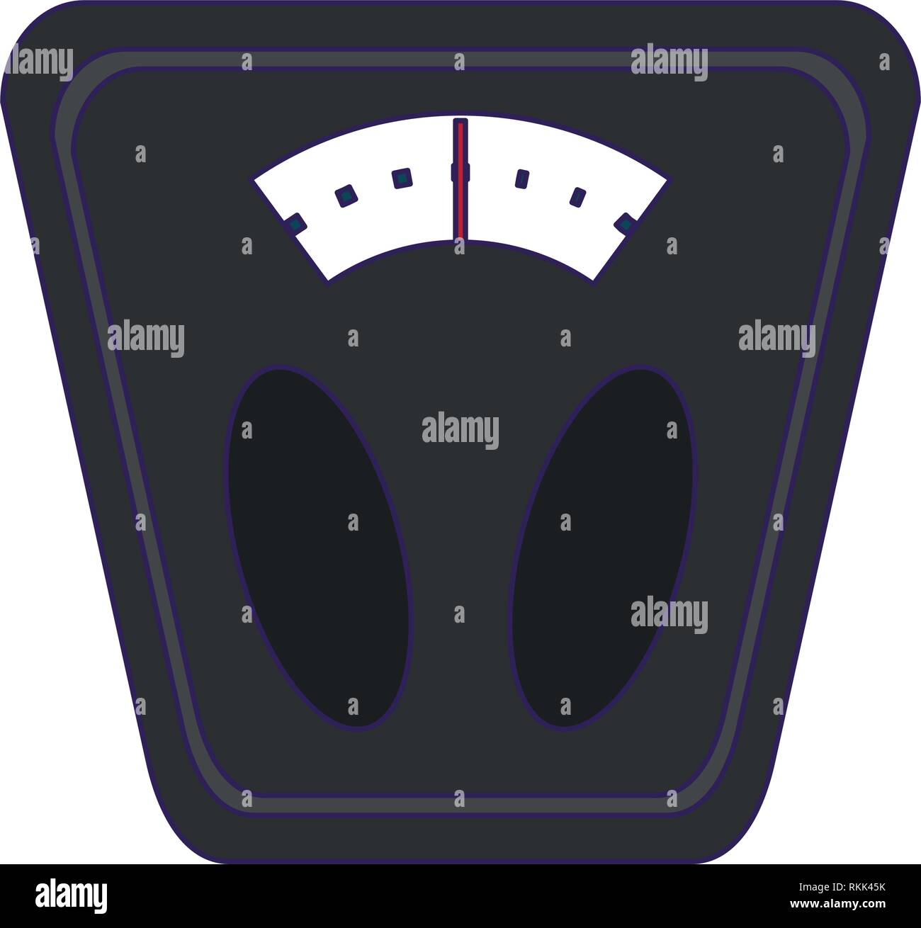 Body fats scale equipment blue lines Stock Vector Image & Art - Alamy
