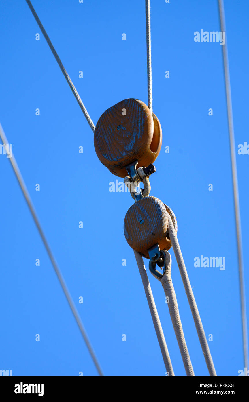 Old Fashioned Ship Boat Rigging High Resolution Stock Photography and ...