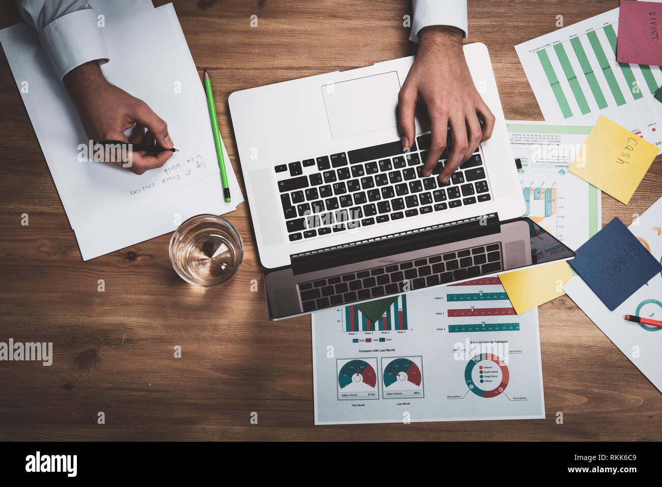 Graphic of business financial data analysis chart. Business Stock Photo ...