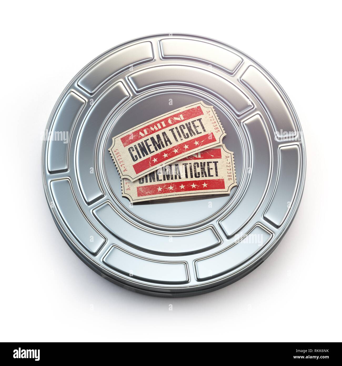 Film reel canister hi-res stock photography and images - Alamy