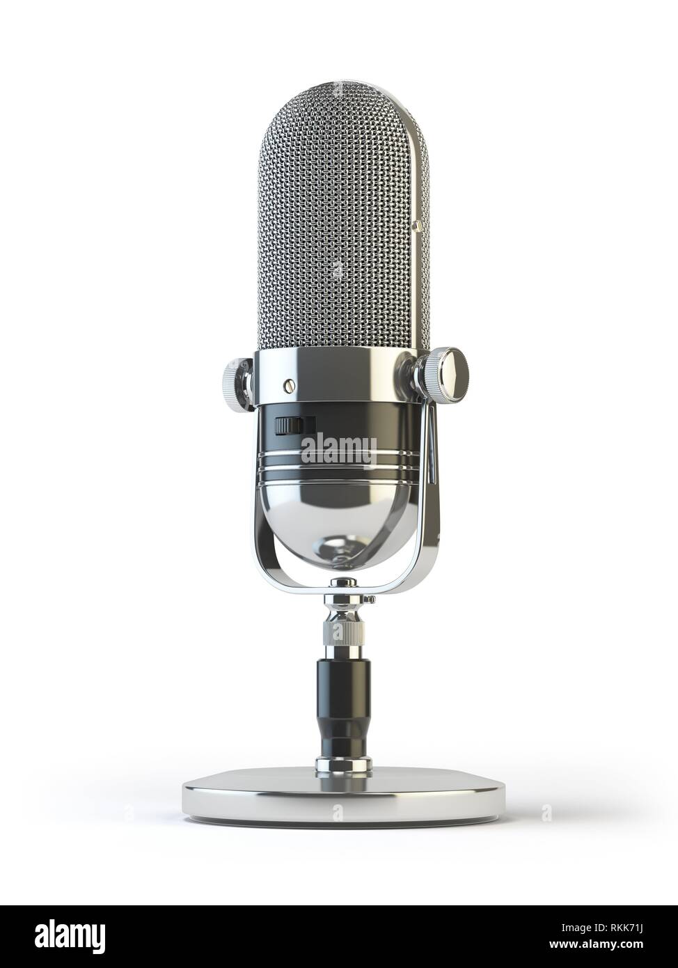 Vintage microphone isolated hi-res stock photography and images - Alamy