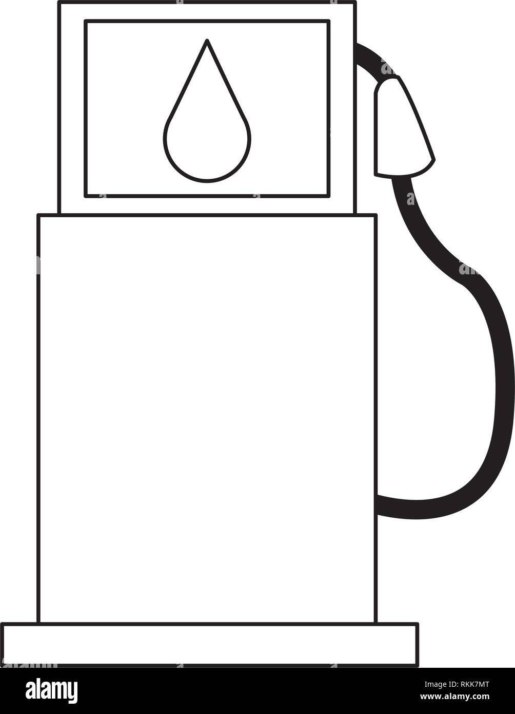 green fuel dispenser symbol black and white Stock Vector Image & Art ...