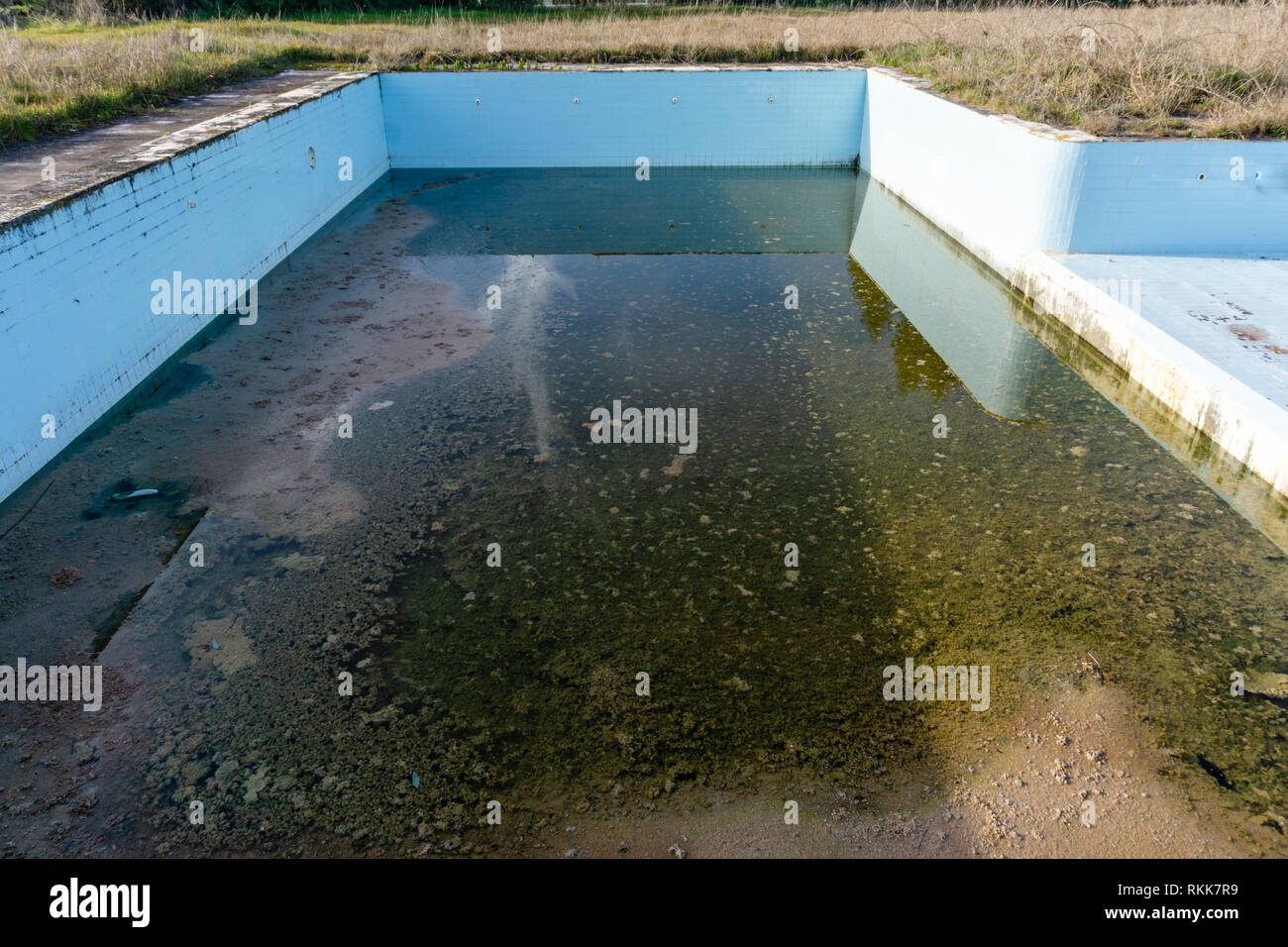 Abandoned ruined swimming pool hi-res stock photography and images - Alamy