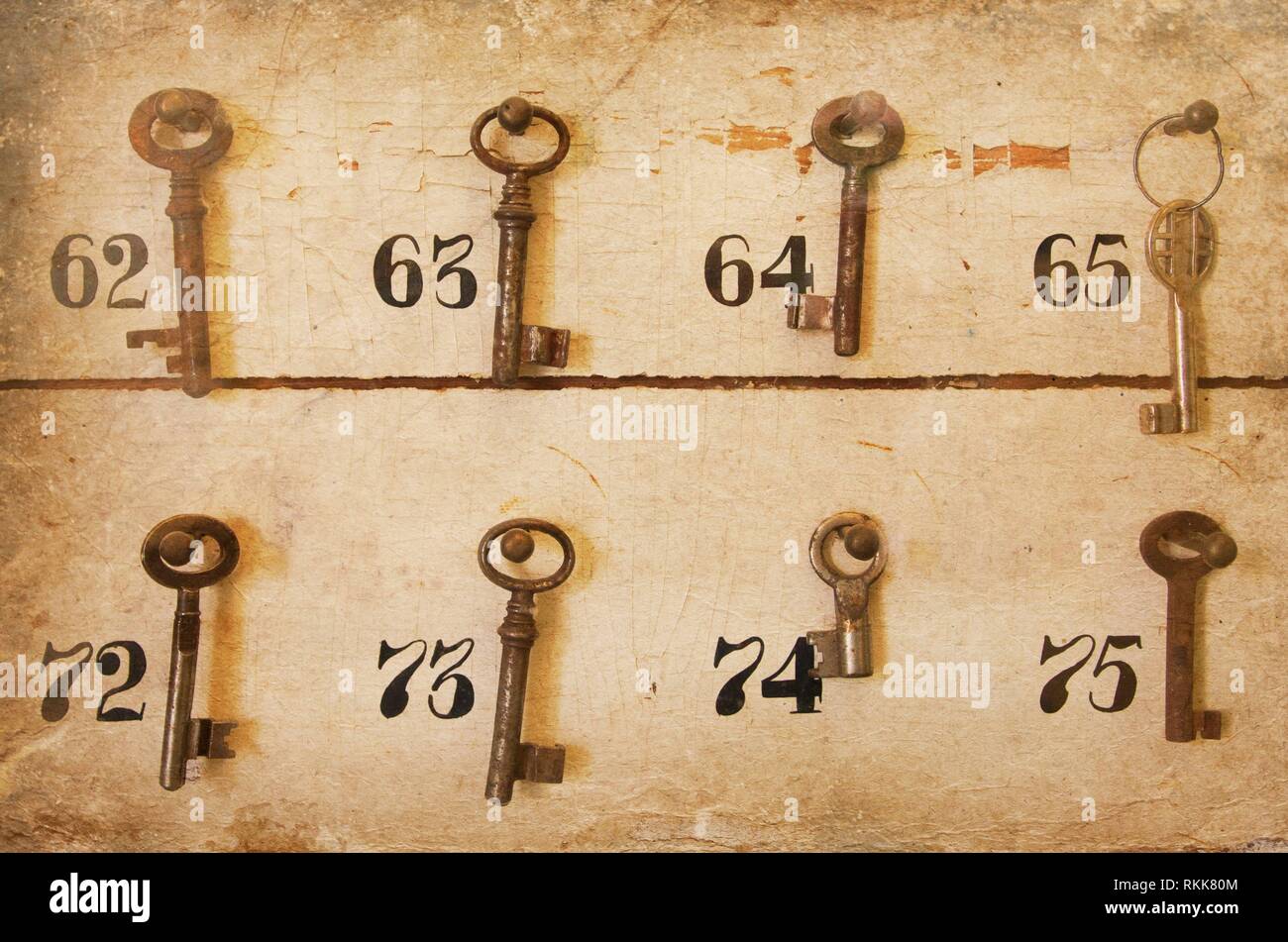 Numbers Hanging High Resolution Stock Photography and Images - Alamy