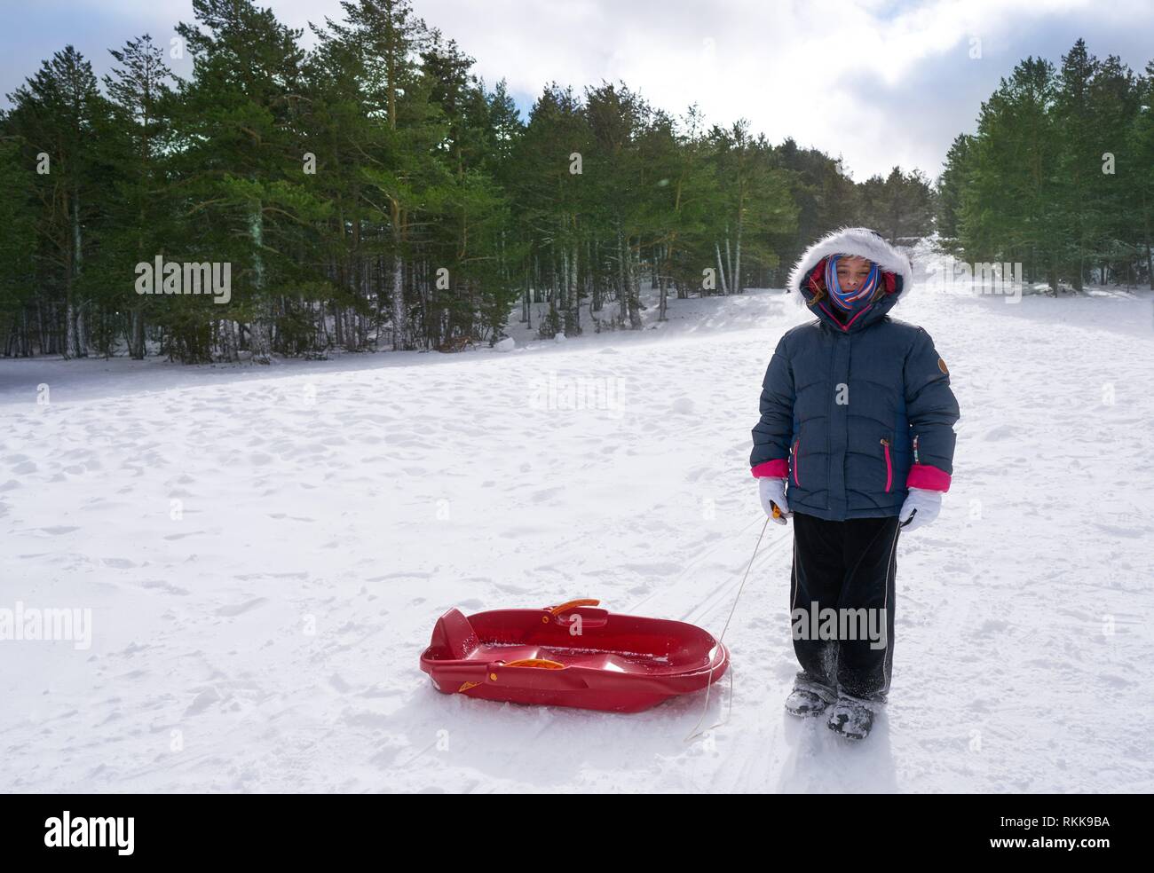 Sledge Slope High Resolution Stock Photography and Images - Alamy