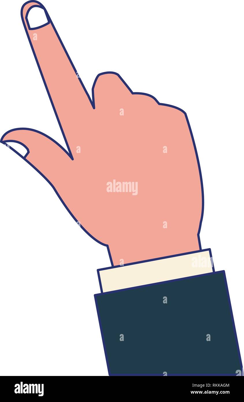 businessman hand pointing symbol blue lines Stock Vector Image & Art ... businessman hand pointing symbol blue lines Stock Vector Image & Art ...