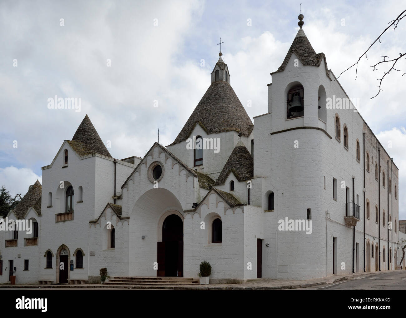Sant'Antonio di Padova church in Alberobello Stock Photo - Alamy