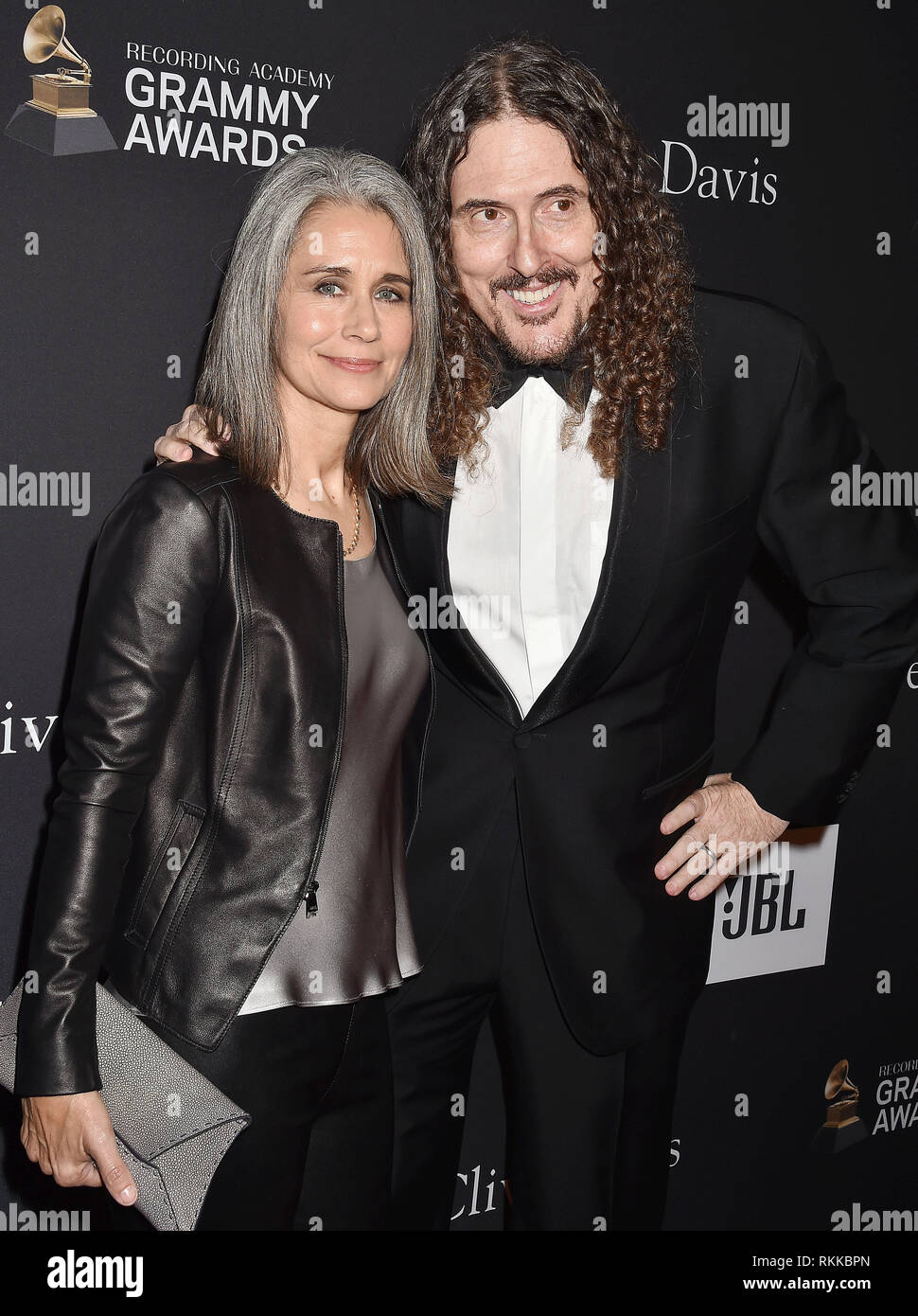 BEVERLY HILLS, CA - FEBRUARY 09: Suzanne Yankovic (L) and 'Weird Al ...