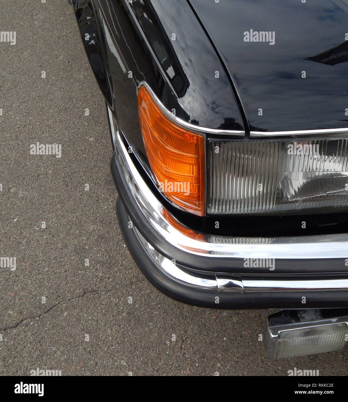 Retro cars antique parts and elements Stock Photo - Alamy