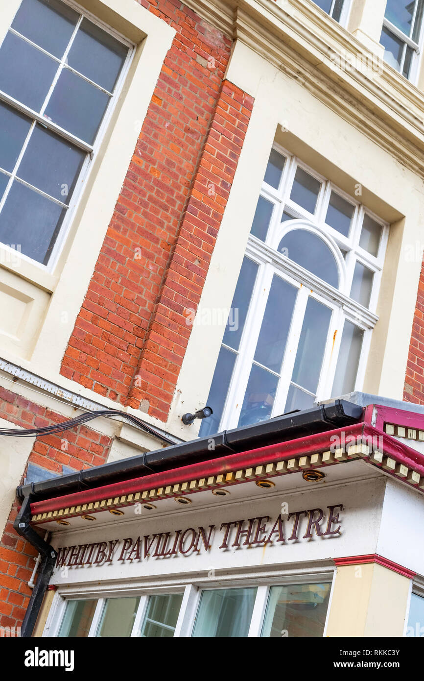 Whitby Pavilion Theatre, Whitby, North Yorkshire. UK Stock Photo - Alamy