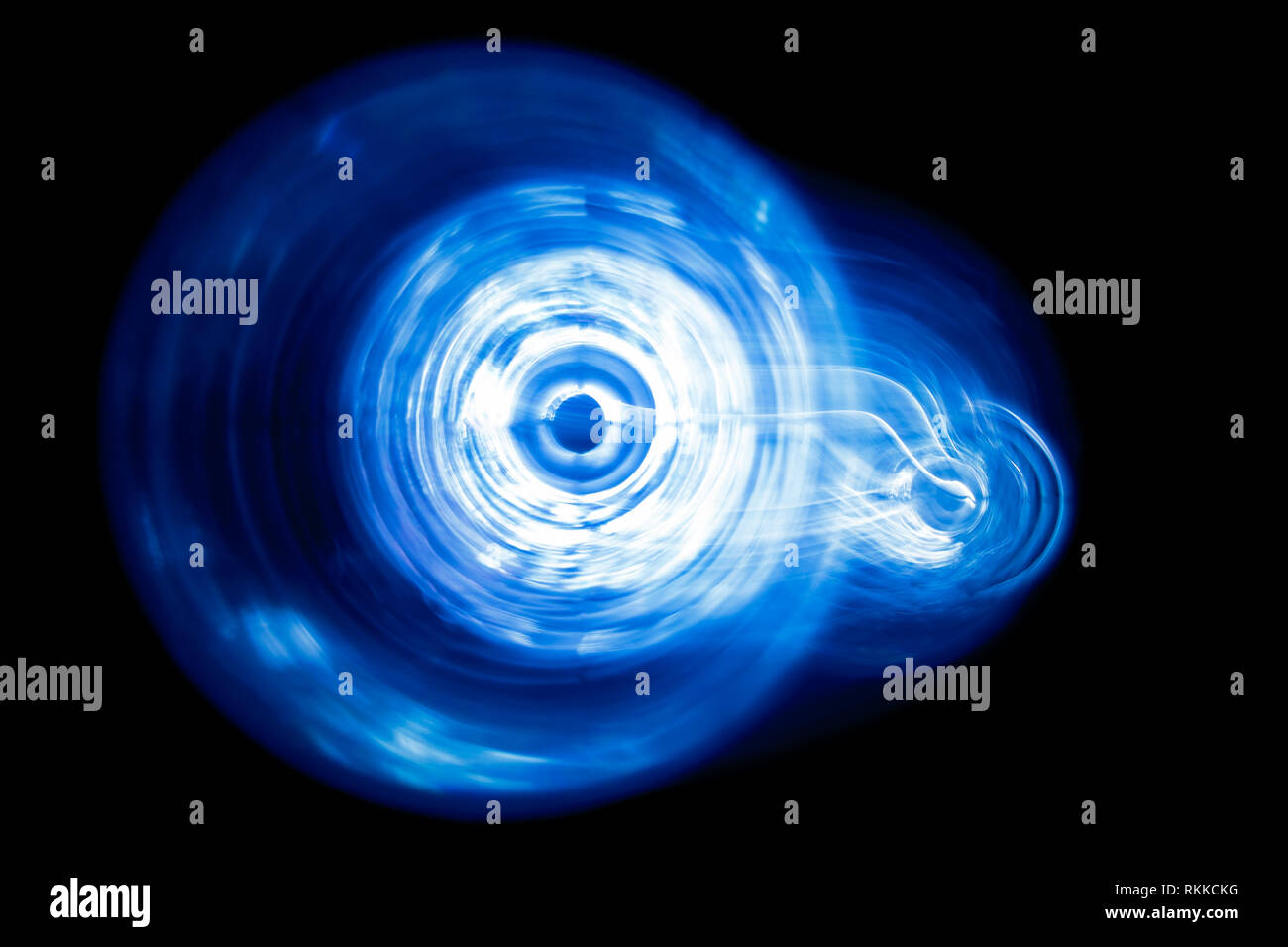 Sound waves in the dark in the dark Stock Photo - Alamy