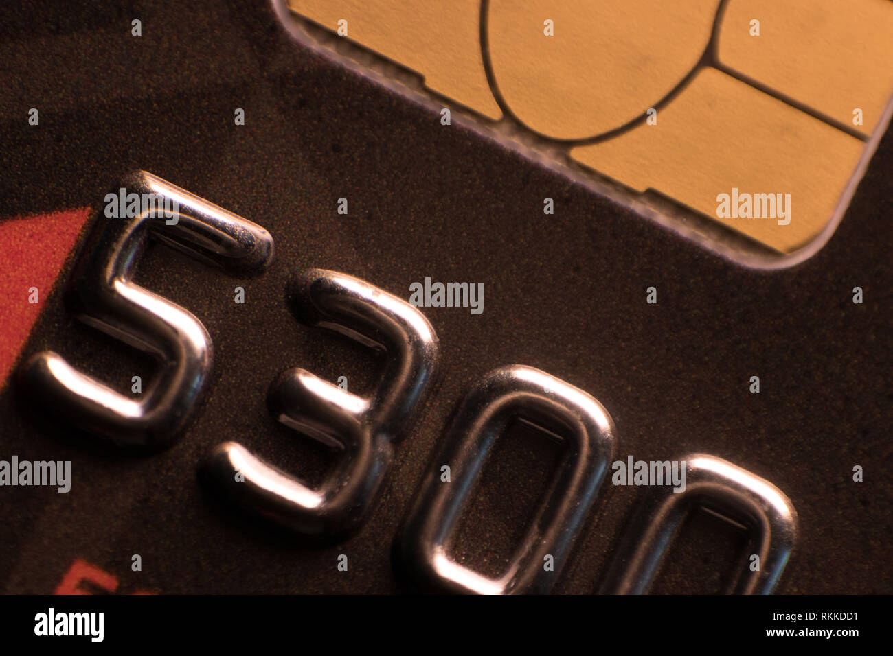 Credit card from top view Stock Photo - Alamy