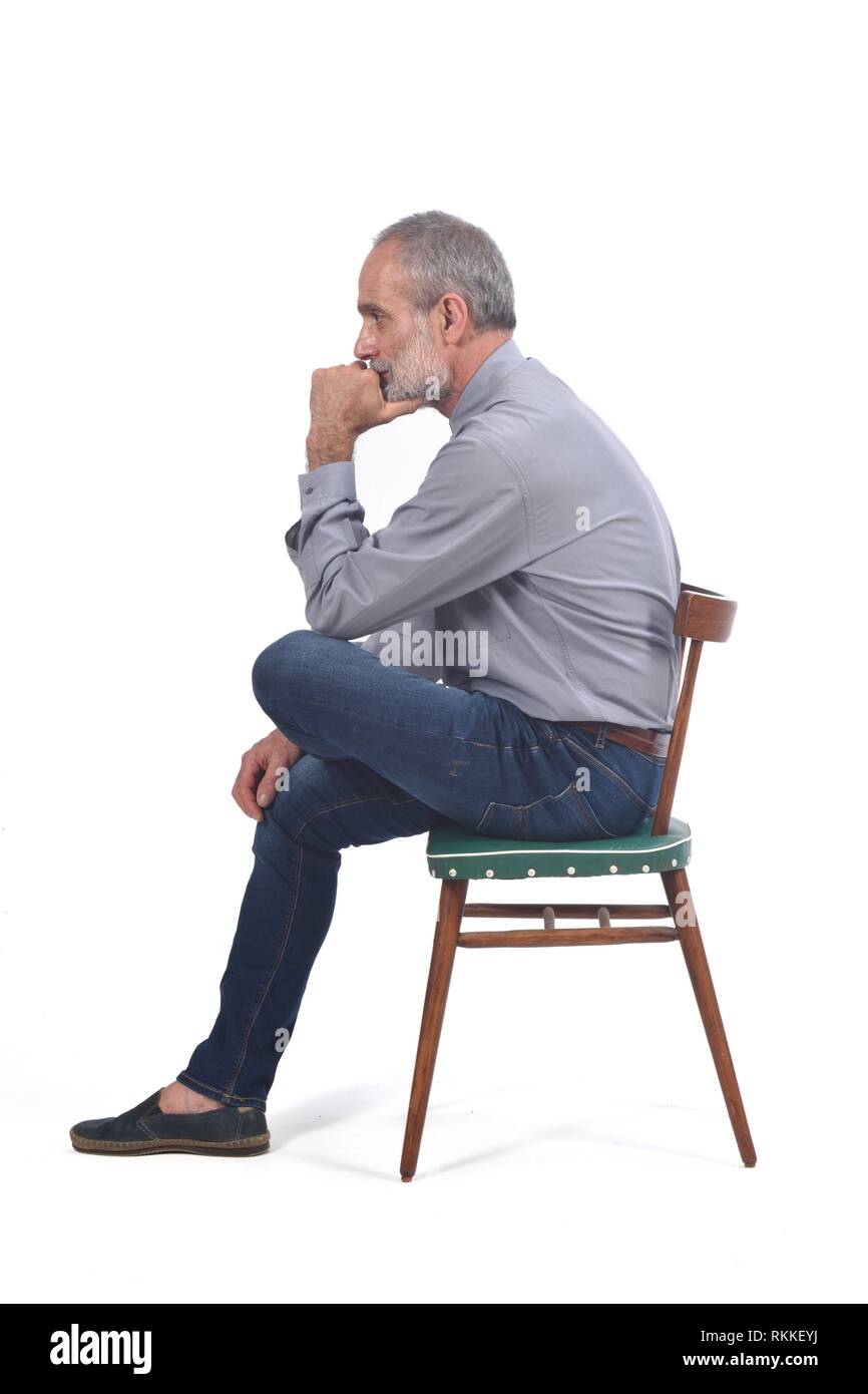Side Profile Middle Aged Man Middle Aged Stock Photos & Side Profile ...