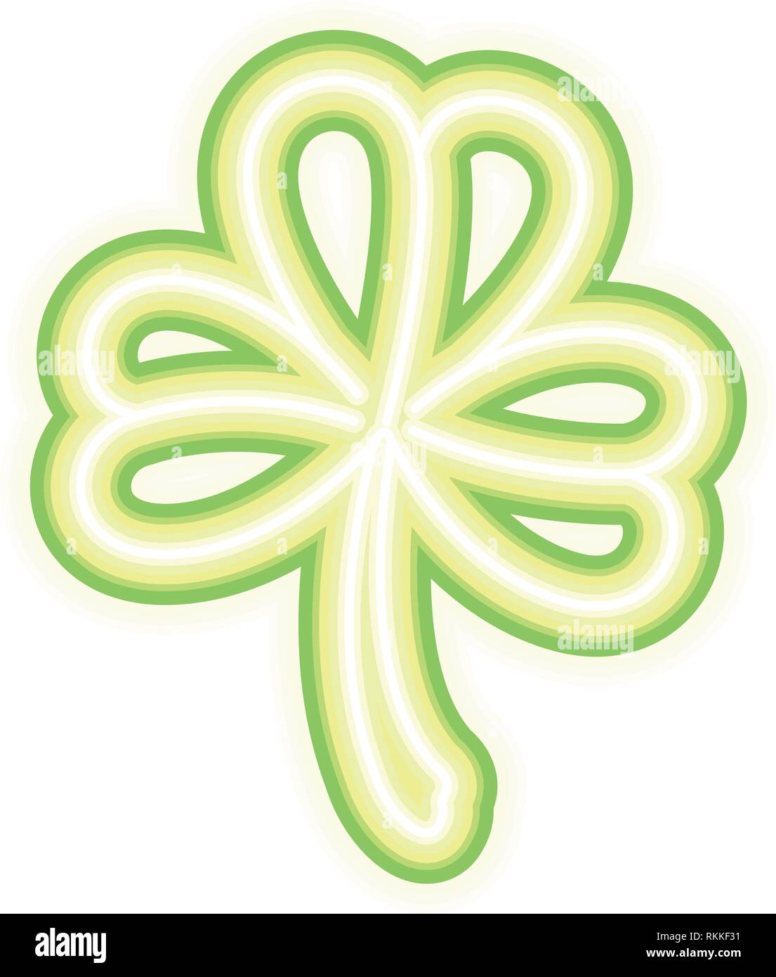 Small clover leaf Stock Vector Images - Alamy