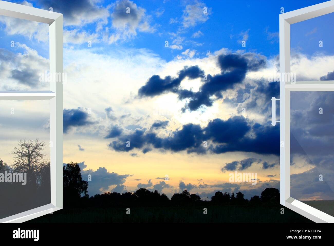 Cool Window View High Resolution Stock Photography and Images - Alamy