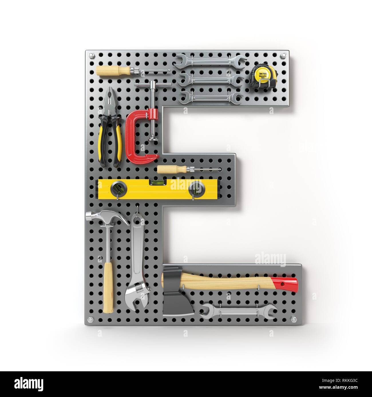 Pegboard texture Cut Out Stock Images & Pictures - Alamy