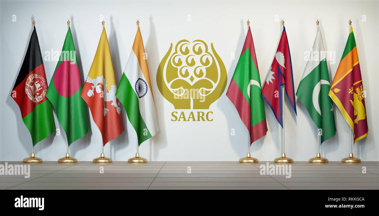 Saarc flags hi-res stock photography and images - Alamy