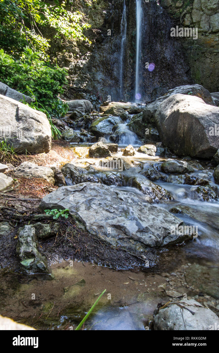Waterfall at Bayfront Park, Petoskey, Michigan Stock Photo - Alamy