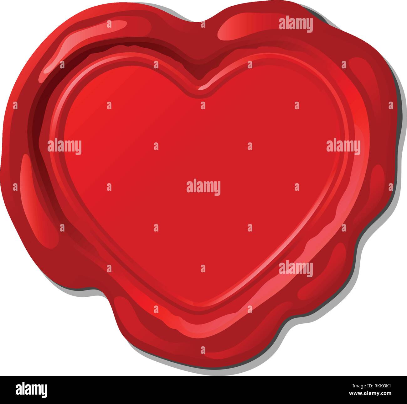 vector vintage isolated wax seal stamp shape Stock Vector Image & Art ...