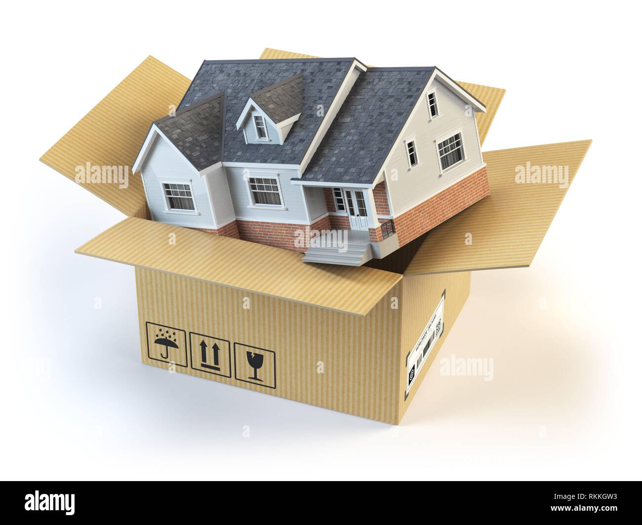 Moving House Illustration High Resolution Stock Photography and Images ...