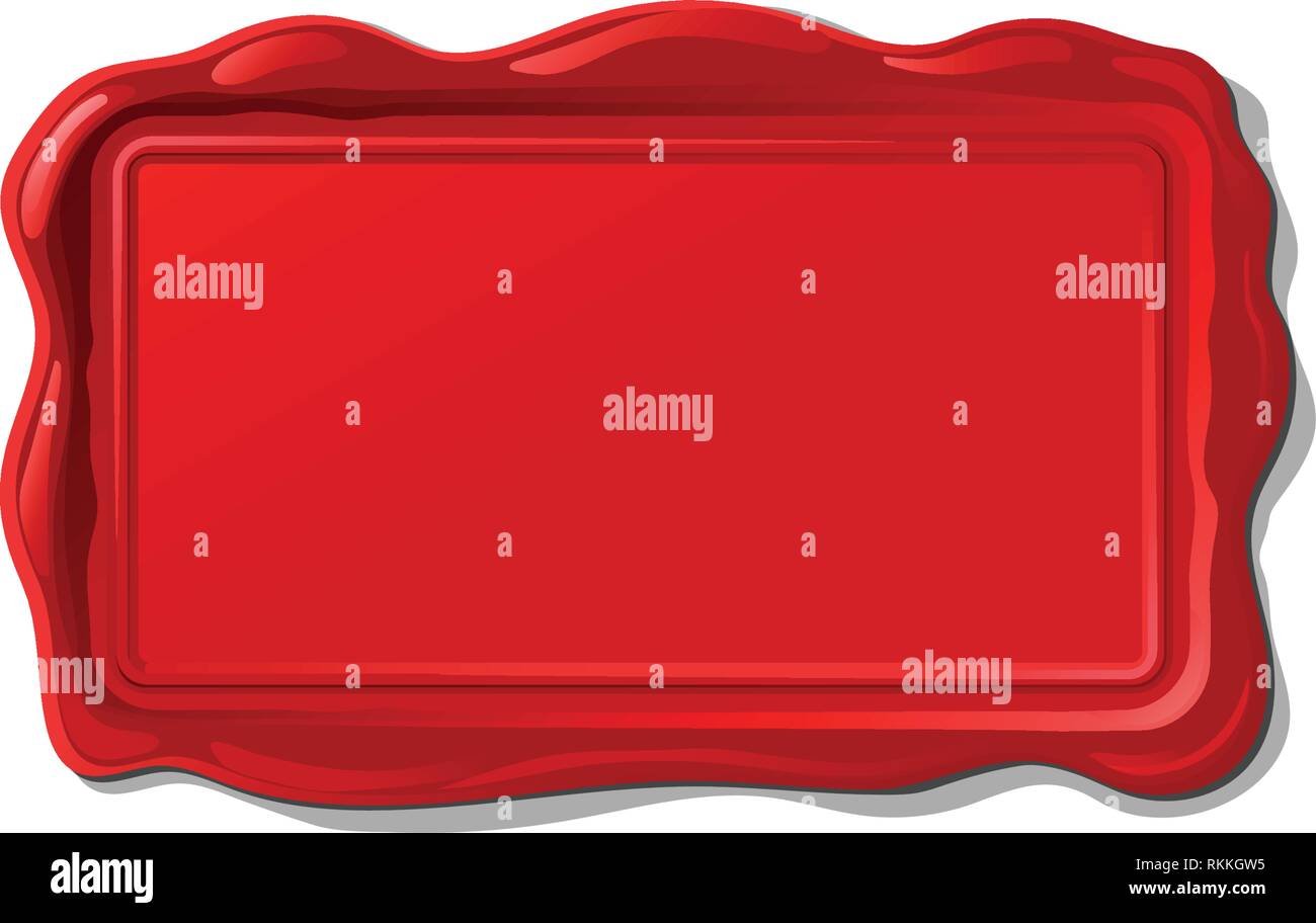 vector vintage isolated wax seal stamp shape Stock Vector Image & Art ...