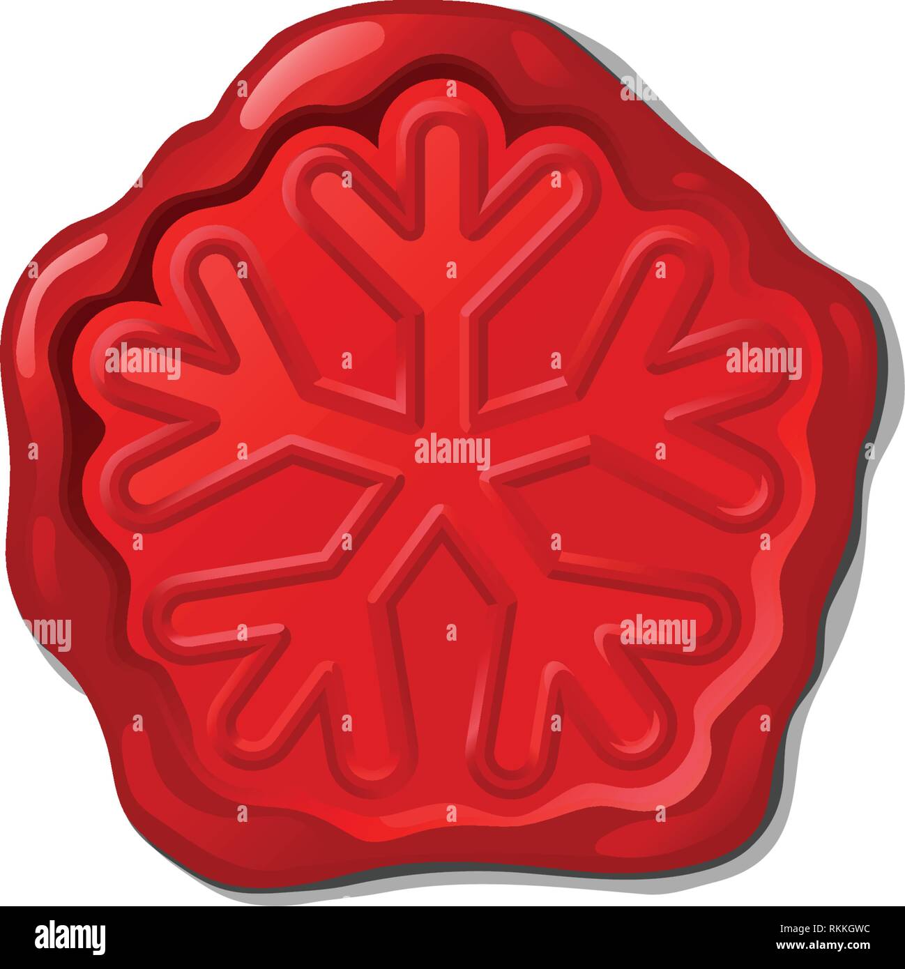 vector vintage isolated wax seal stamp shape Stock Vector Image & Art ...