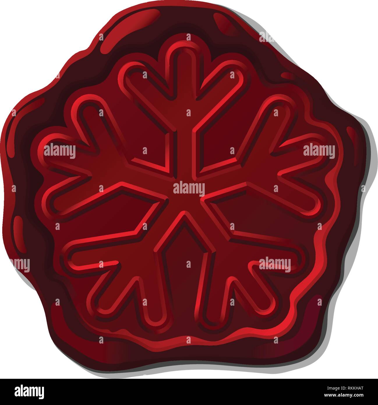 vector wax seal stamp shape Stock Vector Image & Art - Alamy