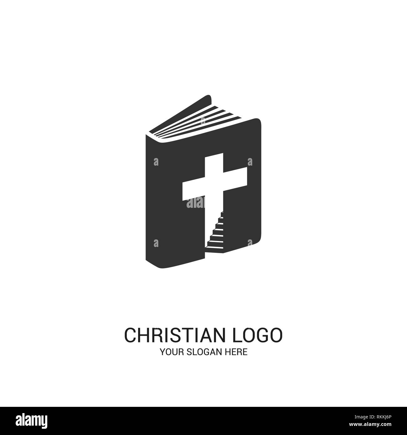 Christian Church Logo Bible Symbols The Bible The Cross And The christian-church-logo-bible-symbols-the-bible-the-cross-and-the