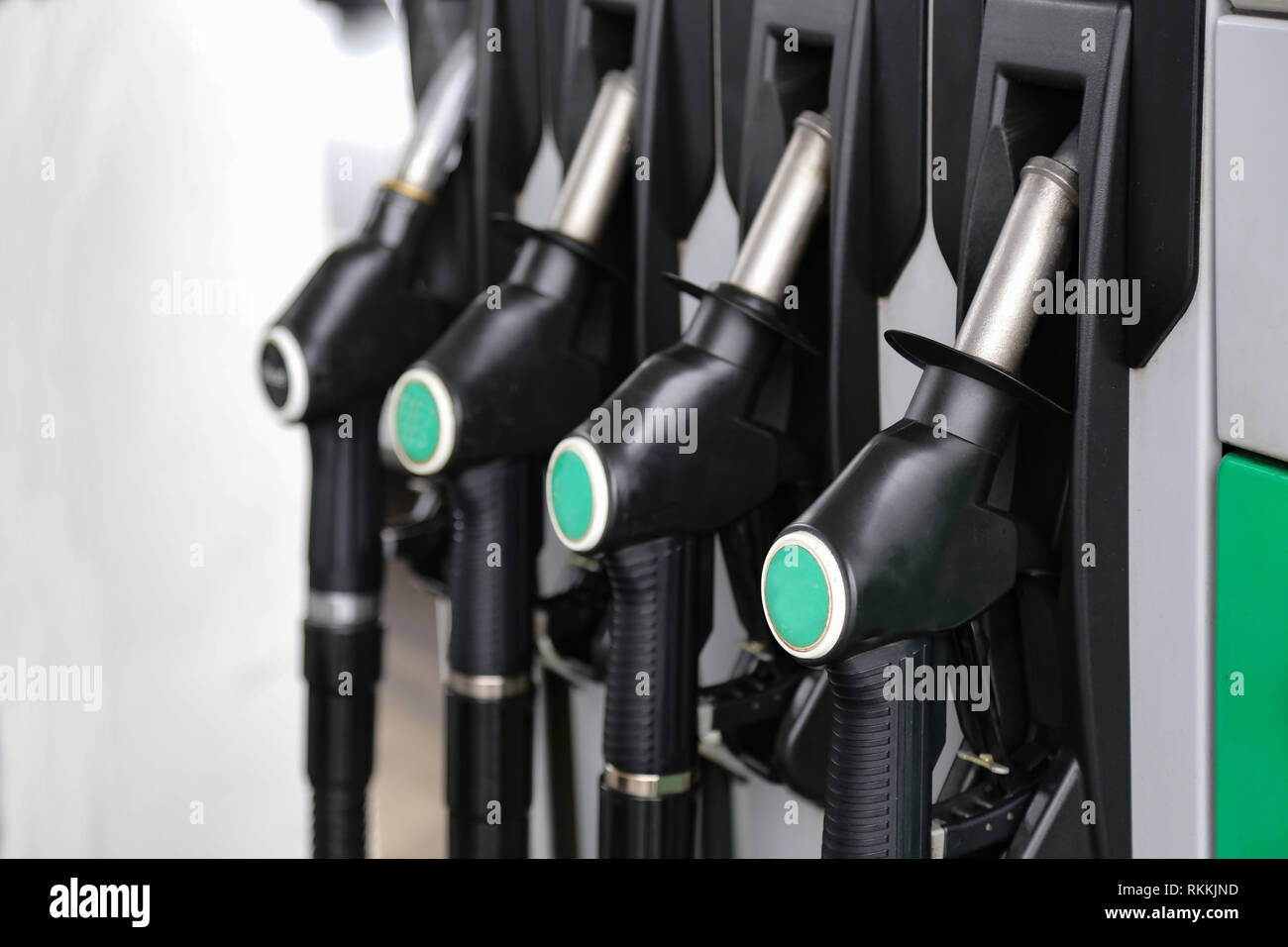 Nozzles on fuel dispenser hi-res stock photography and images - Alamy
