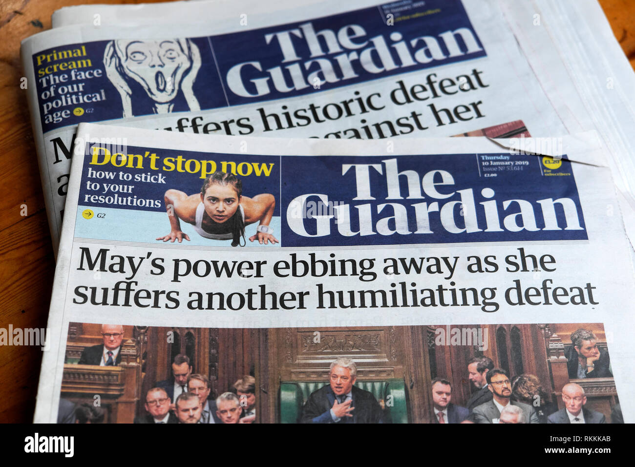 Guardian front page hi-res stock photography and images - Alamy