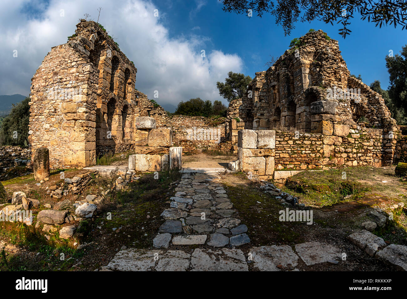 Nysa ancient city ,Sultanhisar,Aydin,Turkey Stock Photo - Alamy