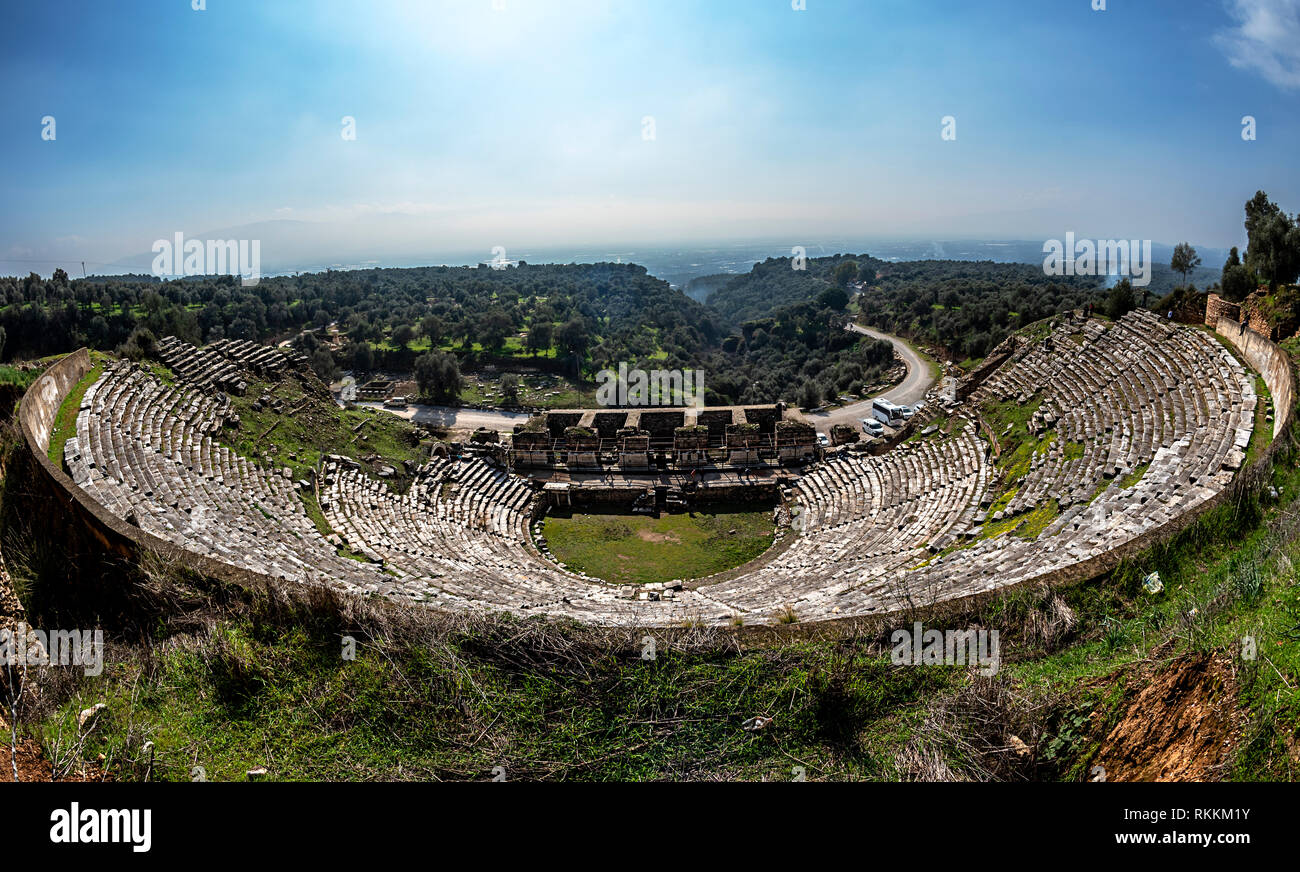 Nysa ancient city ,Sultanhisar,Aydin,Turkey Stock Photo - Alamy