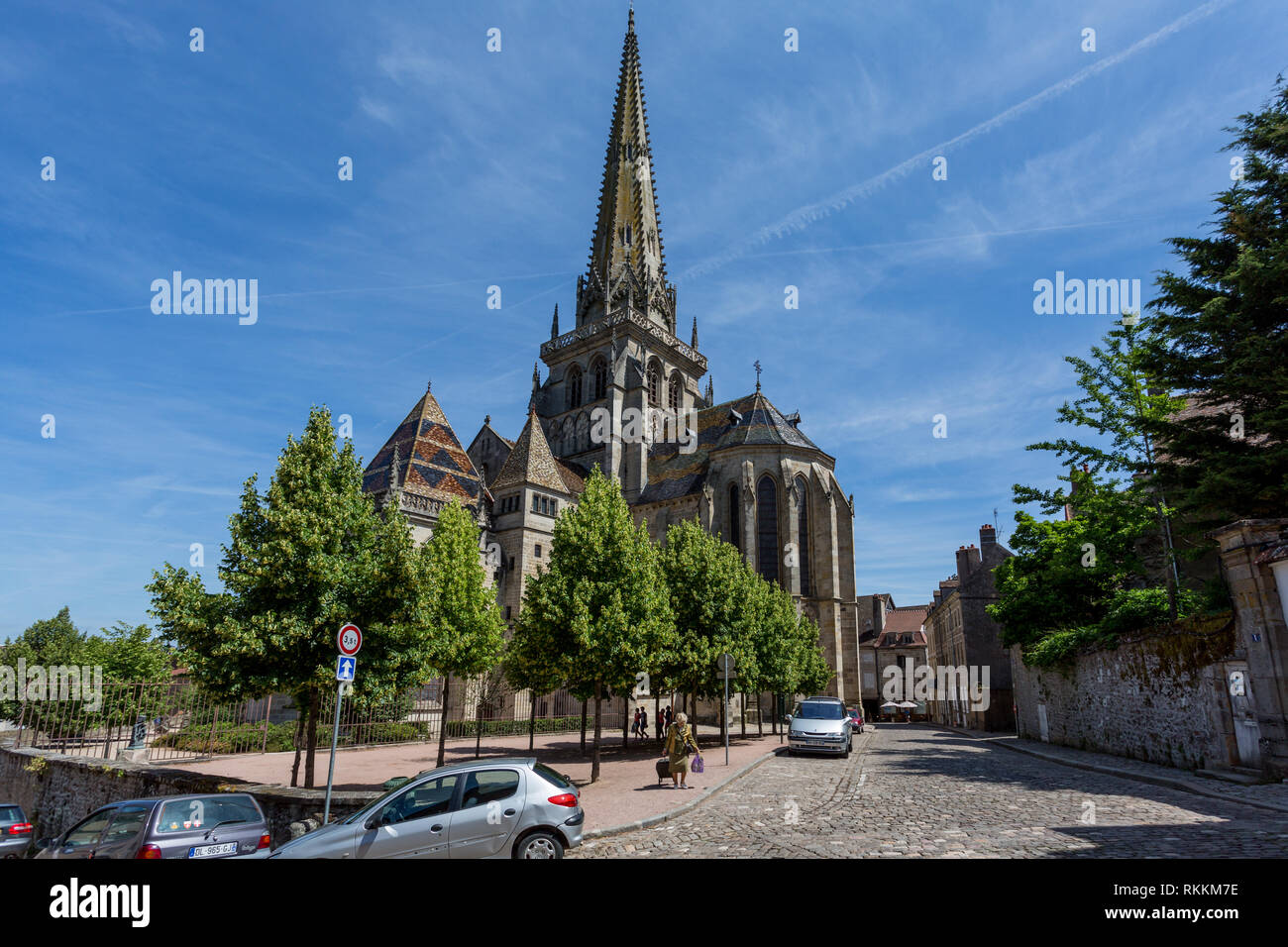Cathedral of saint lazarus of autun hi-res stock photography and images ...